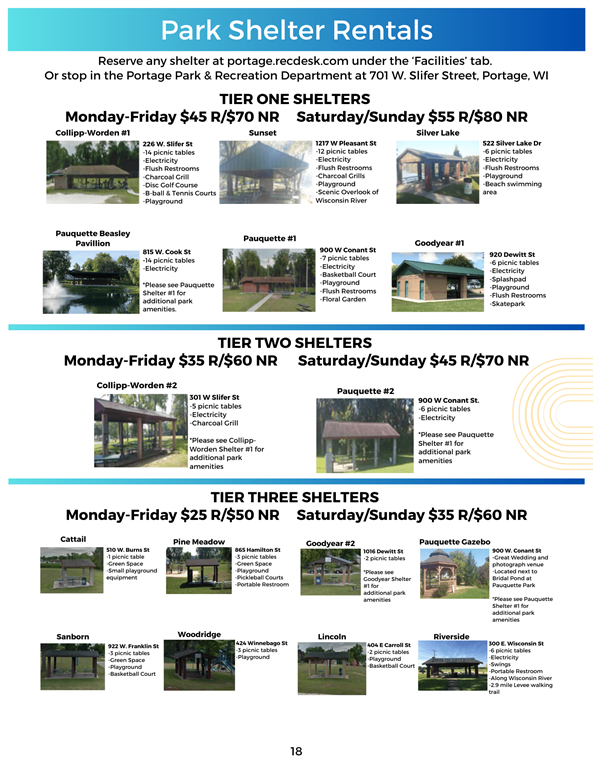 Portage Park & Rec - Portage Parks and Recreation